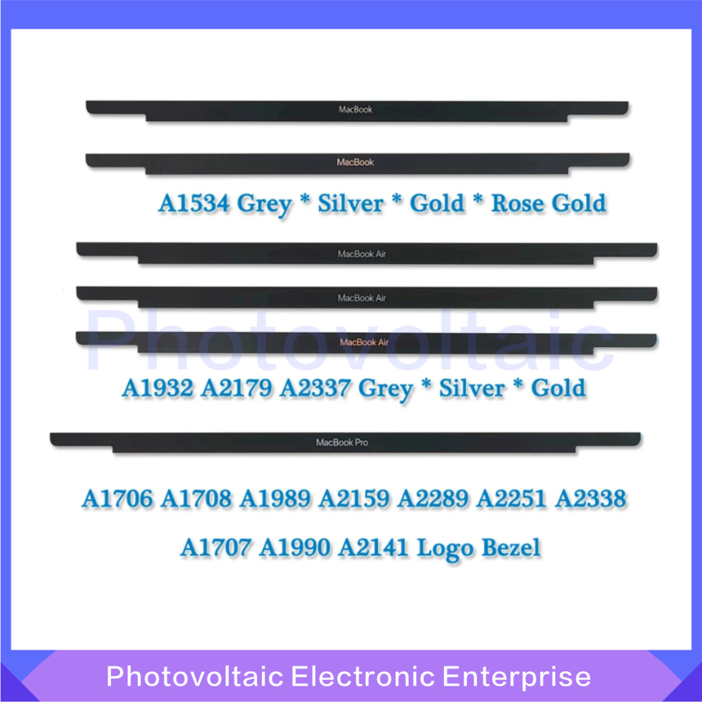LCD Screen Glass Trim Logo Bezel Front Display Cover for MacBook Pro ...
