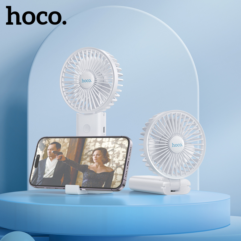 HOCO F15 Portable mini Small Fortable Handy Fan USB Rechargeable ...