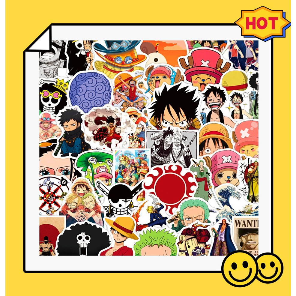 One Piece. Sailing Adventure 2023 Series Stickers 50 Pcs/Set Anime ...