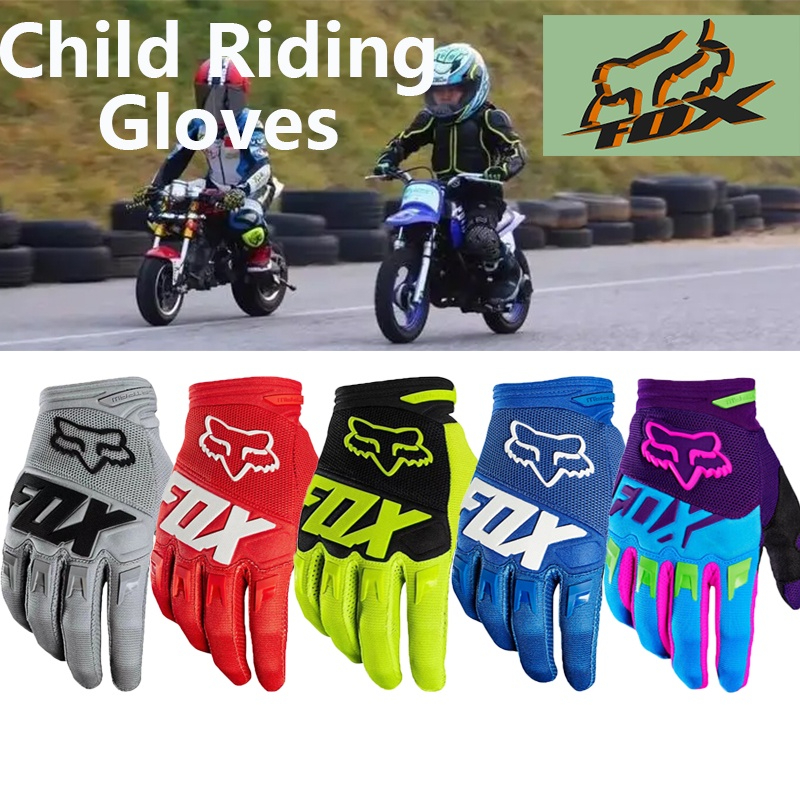 FOX 2022 Kids Racing Gloves Kids Motocross Gloves Kids Mountain Bike ...