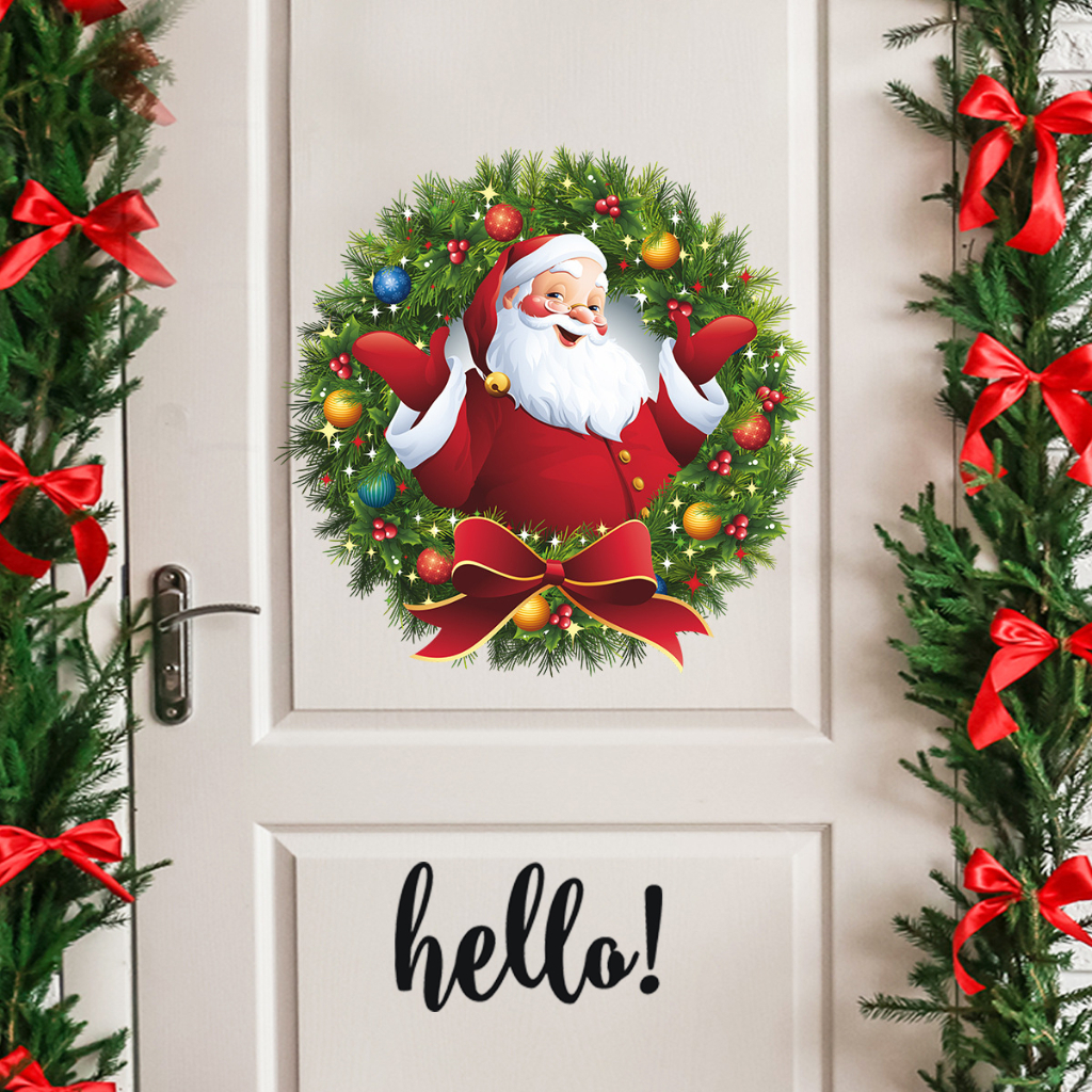 Hello Door Vinyl Wall Sticker Front Door Greeting Decal Home Decor Removable Wallpaper Family ...