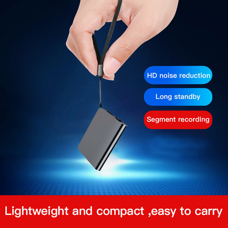 Mini Voice Recording Device Activated Sound Control small Digital Voice ...