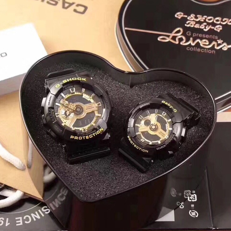 Autolight GA110 G-SHOCK BABY-G BA110 Man & Woman Watch Couple | Shopee ...