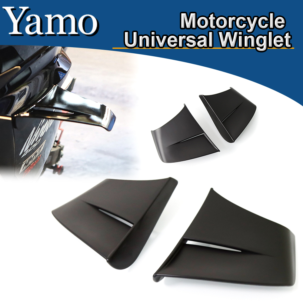 For yamaha R3 R25 Motorcycle universal Fairing Winglets Fin Trim Cover ...
