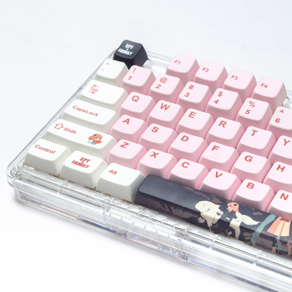 Anya Forger 145pcs Mechanical Keycaps SPY×FAMILY Cherry Profile PBT ...