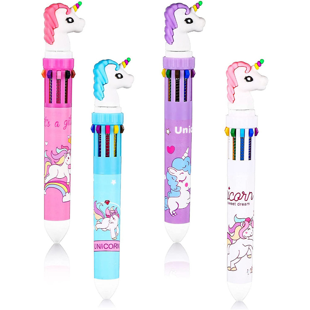 4 Pieces Fun Pens Ballpoint Pen Animal Shaped Design Cartoon Pen Fun ...