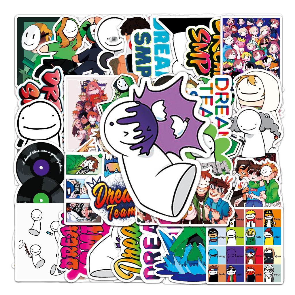 50 Piece Funny Dream Smp Stickers Waterproof DIY For Phones Laptop Car ...