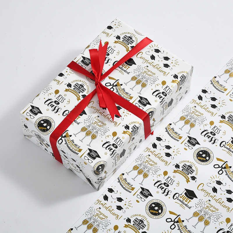New Gift Packaging Paper Graduation Packaging Paper Diy Handmade ...