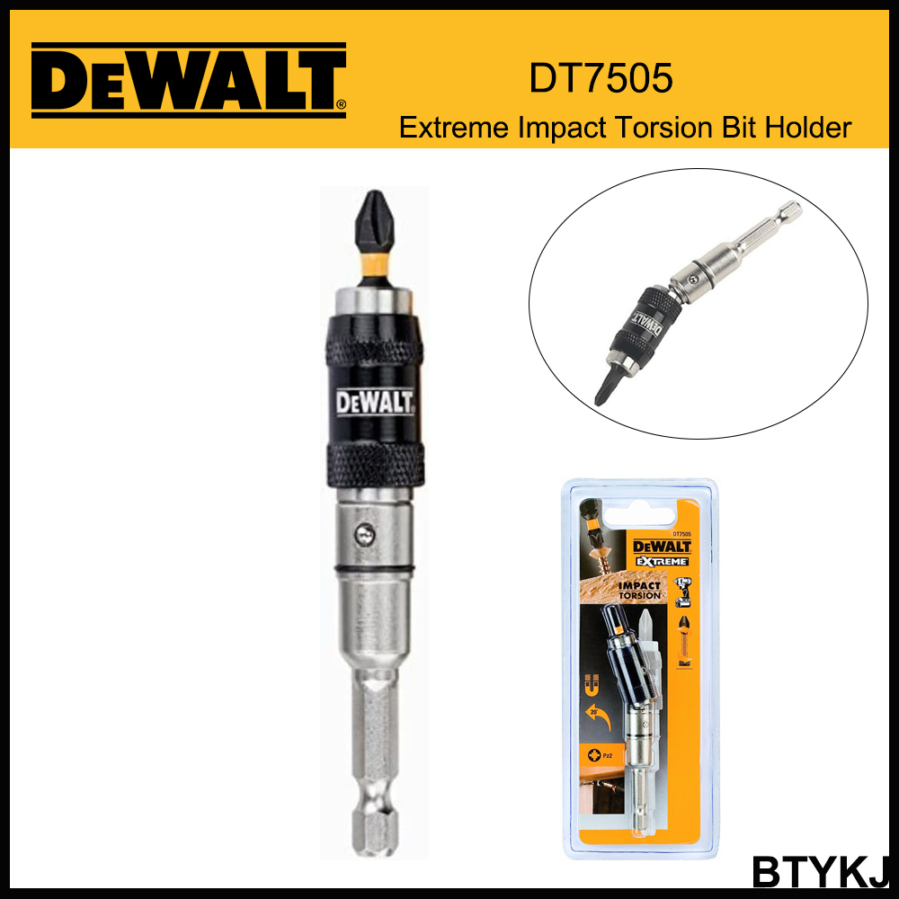 Dewalt Extreme Impact Torsion Bit Holder DT7505 Pivoting Bit Holder ...