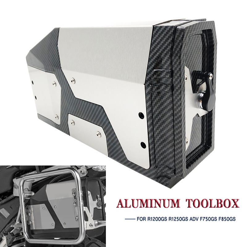 4.2L Left Side Aluminum Toolbox For BMW R1200GS OC/LC ADV R1250GS R ...