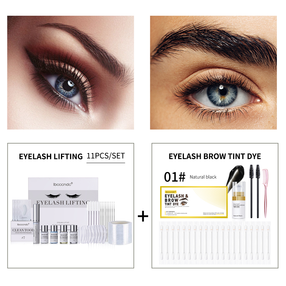 IBCCCNDC Lash Lift Perming Kit And Tint Eyelash & Eyebrow Dye ...