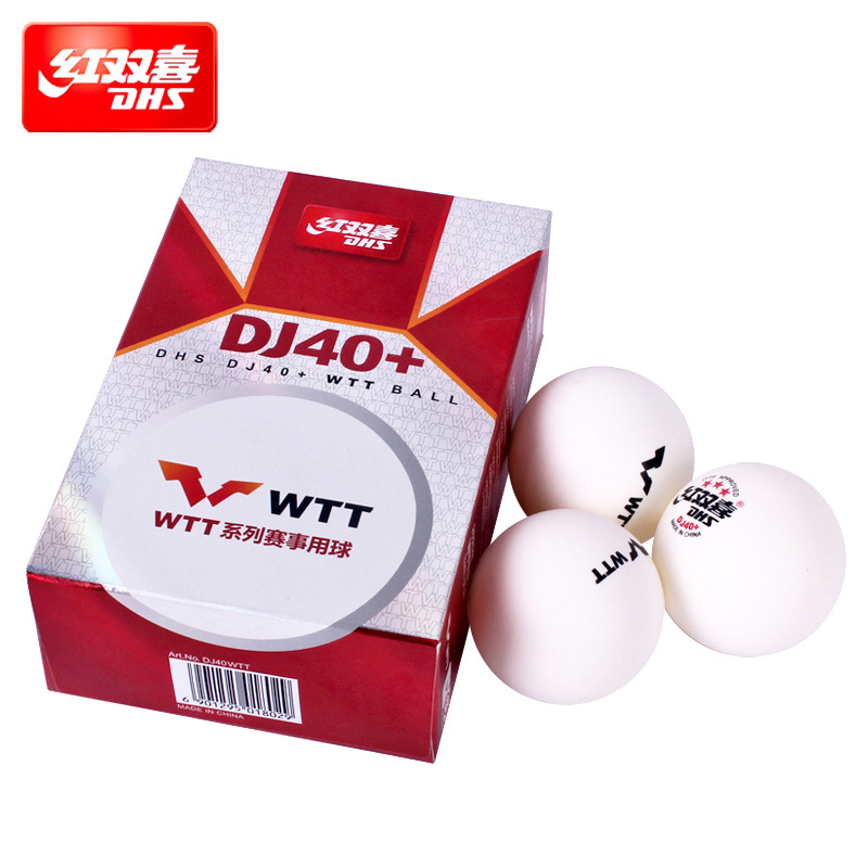 DHS DJ40+ Ping Pong Balls 3 Stars Professional Table Tennis Balls ABS New Material for Olympic ...