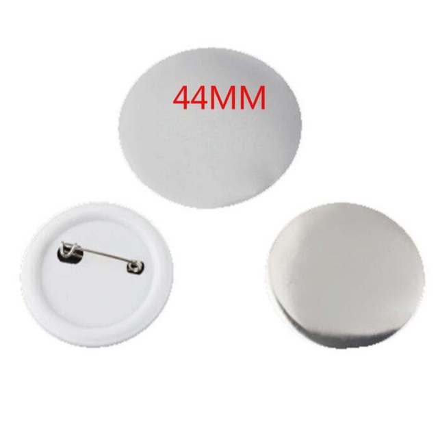 44mm 200pcs blank button badges material pin button badges raw material ...