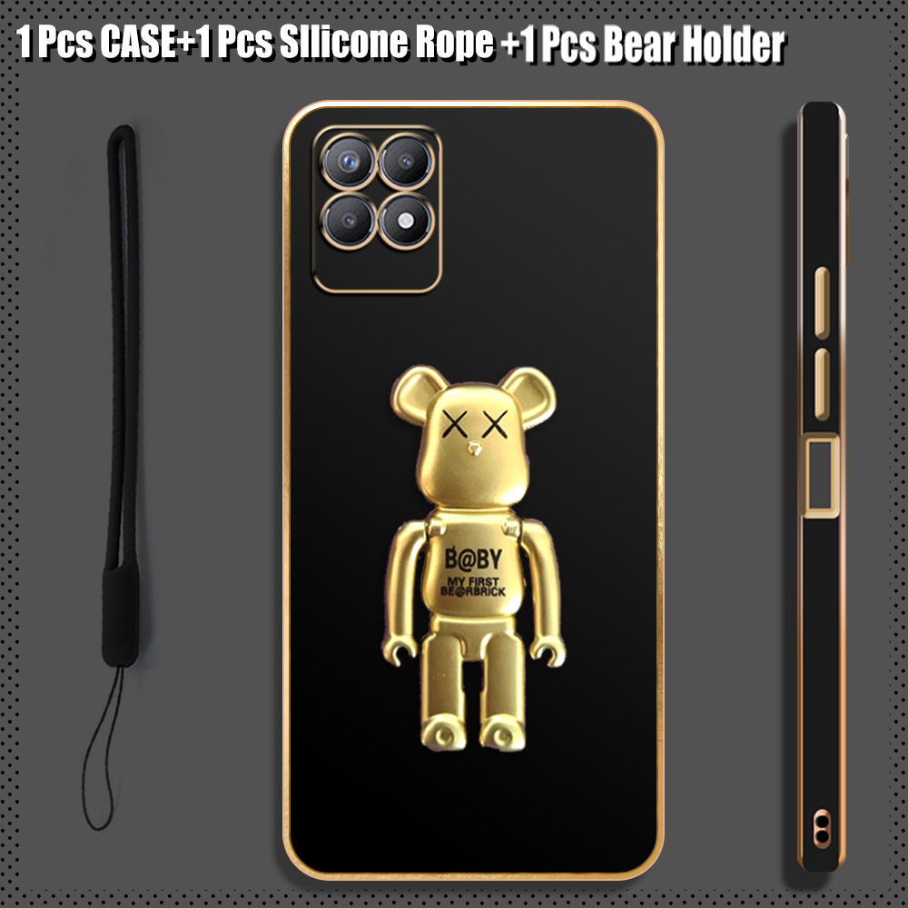 For Realme 8i Realme Narzo 50 Case Luxury Electroplating Soft Phone ...