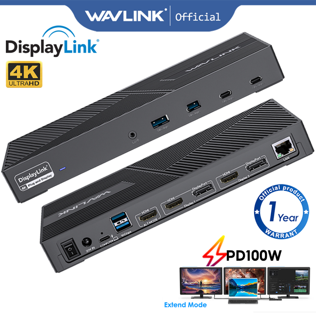 Wavlink 15 In 1 Universal Displaylink Docking Station Usb C Laptop Dock ... Wavlink 15 In 1 Universal Displaylink Docking Station Usb C Laptop Dock ...