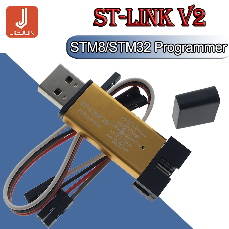 St Link V2 Stlink Mini Stm8 Stm32 St Link Simulator Download Programming With Cove Shopee