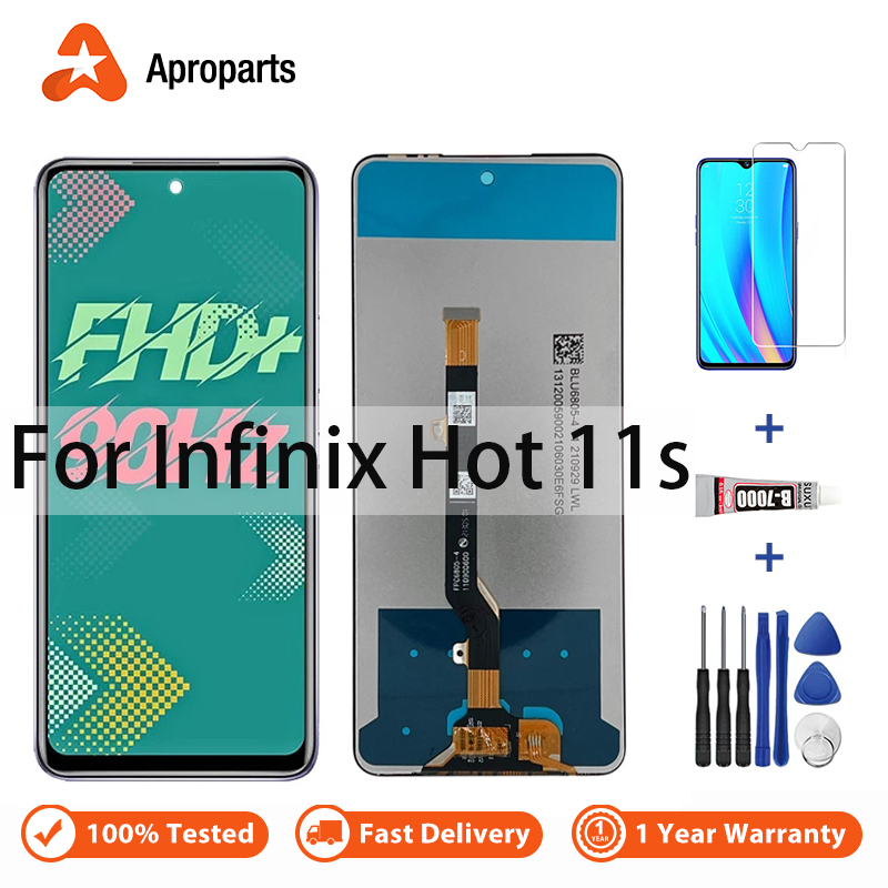 LCD For Infinix Hot 11s X6812 Hot 11 Hot11 Play X662 X6182B Display ...