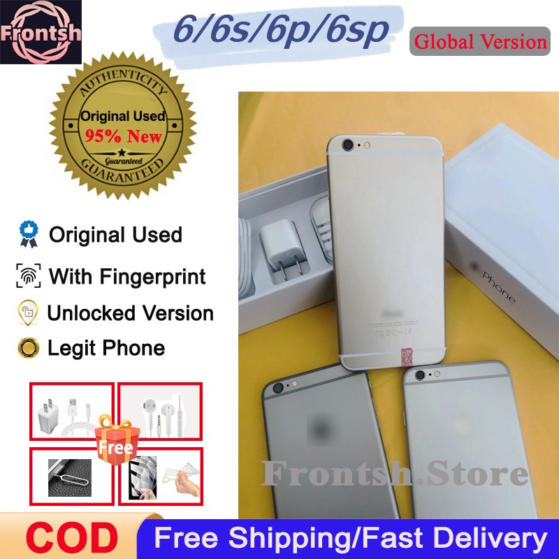 Ready stock Second hand Original used smartphone 6/6p/6sp Factory Unlocked cellphone 6G with ...
