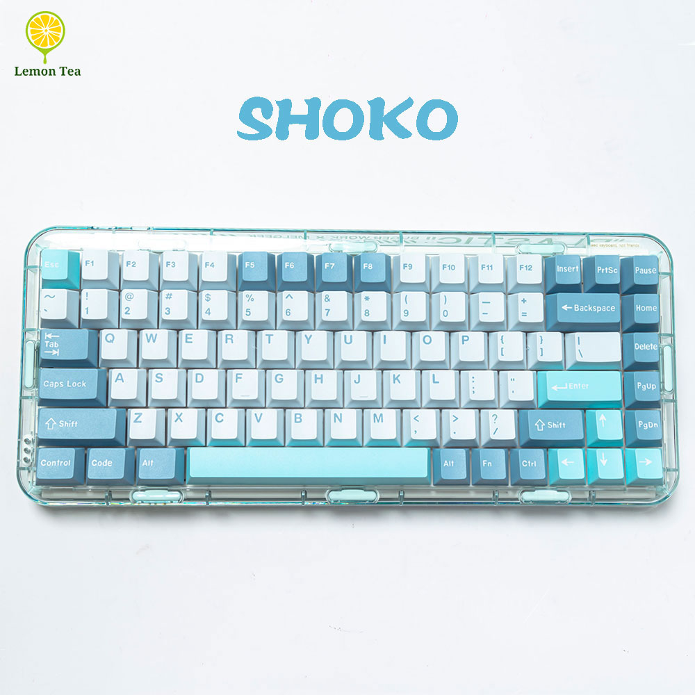 [In stock] SHOKO Keycaps PBT Material Cherry profile Suitable For 61/68 ...