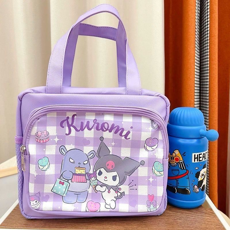 Lunch Box Sanrio Kuromi Hello Kitty My Melody Cinnamoroll Pom Pom Purin ...