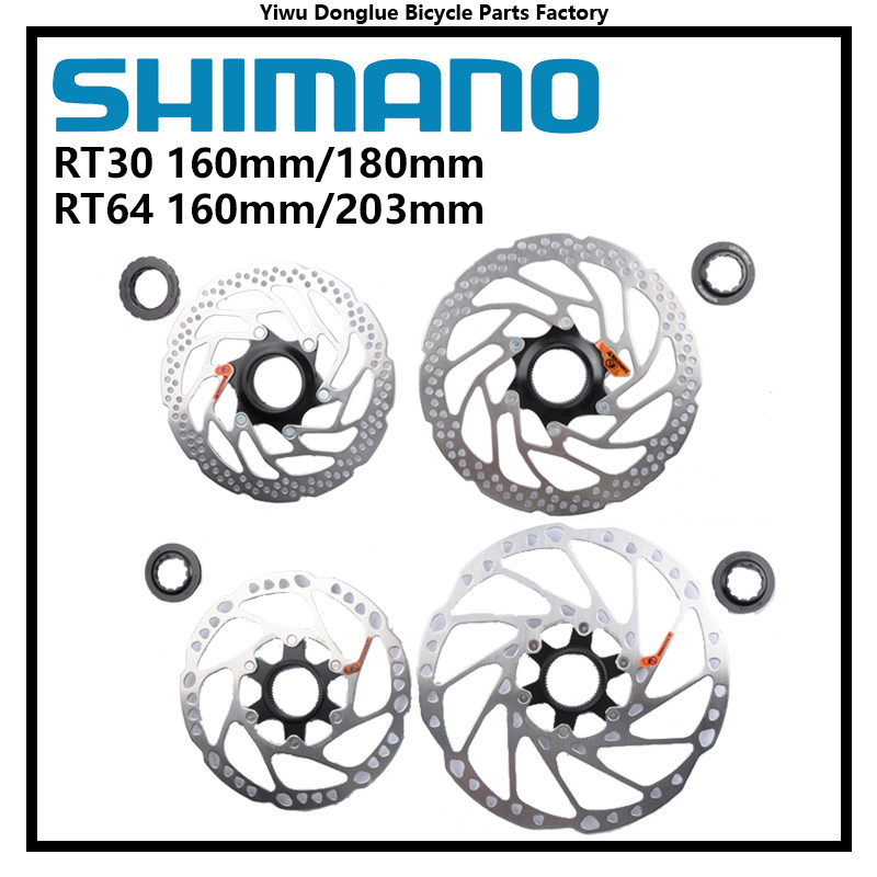 Shimano RT64 RT30 MTB Mountain Bike Bicycle CENTER LOCK Disc Brake ...