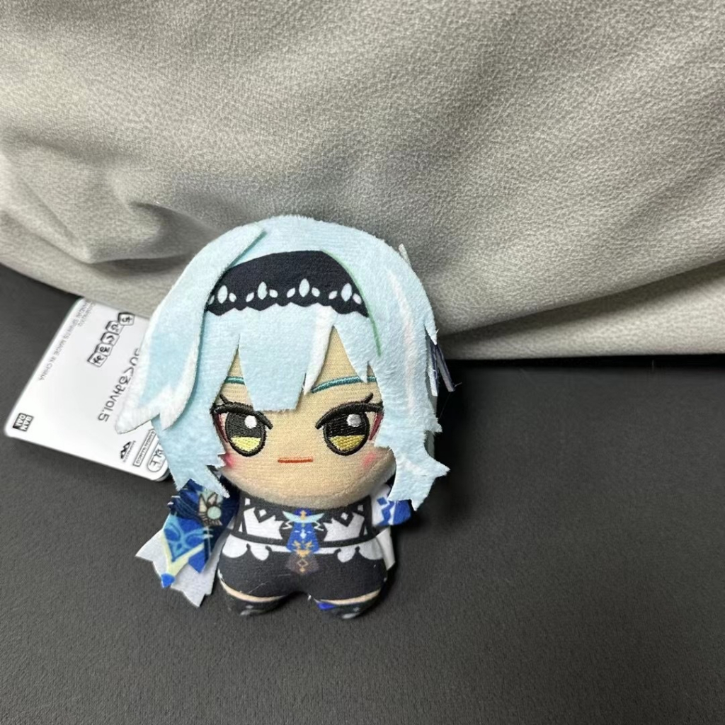 10CM Genshin Impact Tartaglia Zhong Li Fischl Traveler Plush Keychain ...
