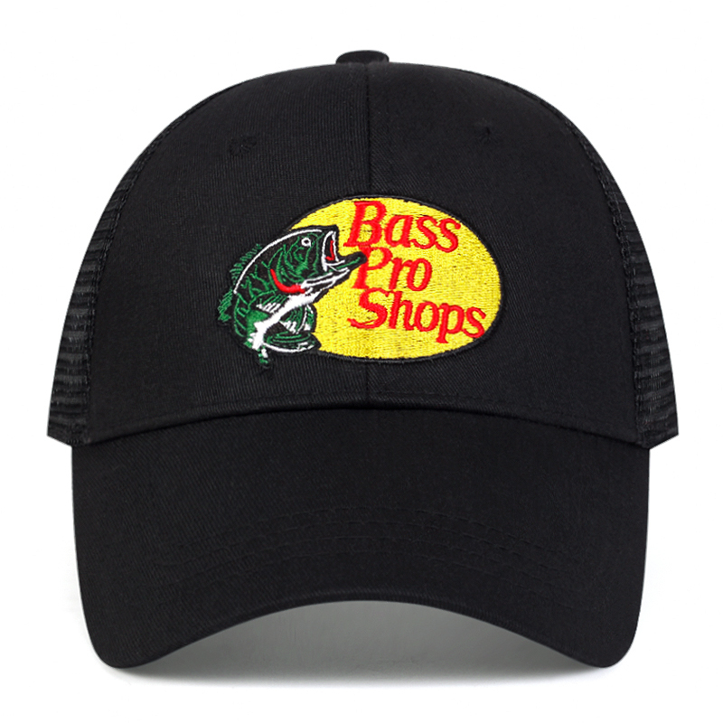 Bass Pro Shops summer baseball cap women men mesh caps net hats high ...