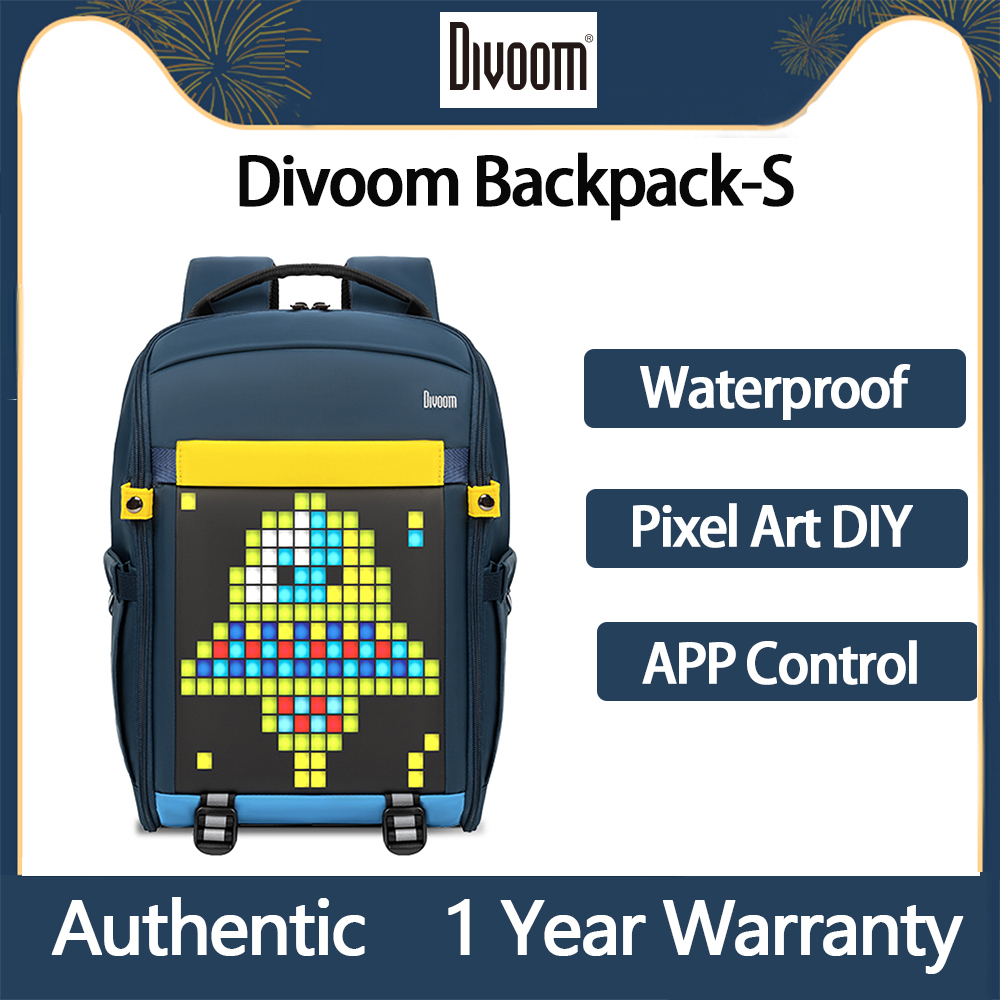 Original Divoom Backpack S Pixel Art Youngster's Customizable LED ...