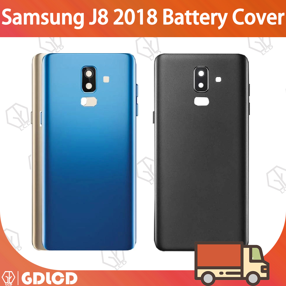 SAMSUNG Galaxy J8 2018 J810 Back Battery Glass Cover J810F Rear Door ...