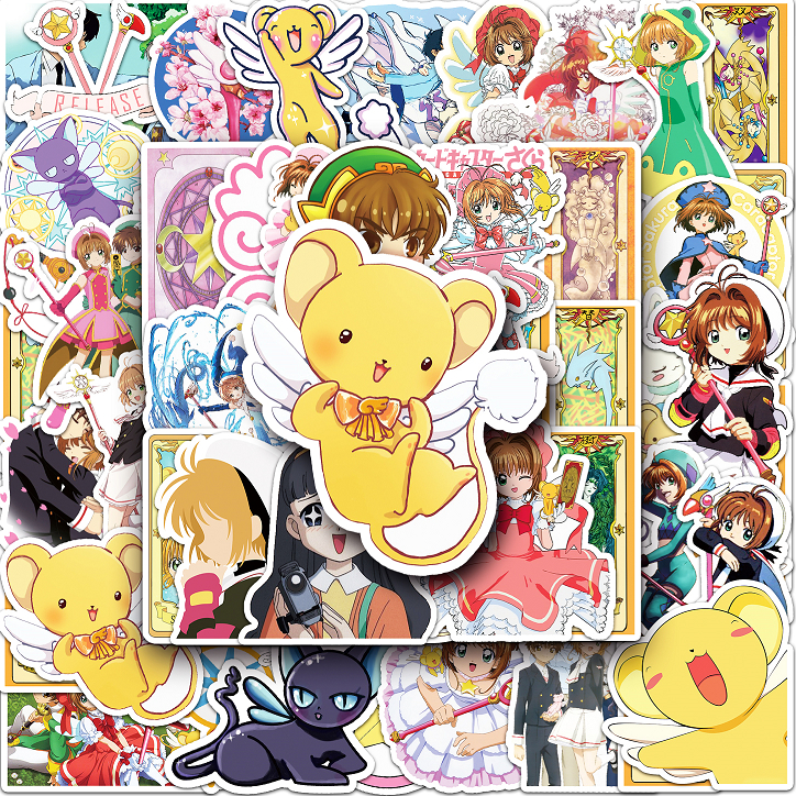 50 Piece Funny Cardcaptor Sakura Stickers Waterproof DIY For Phones ...