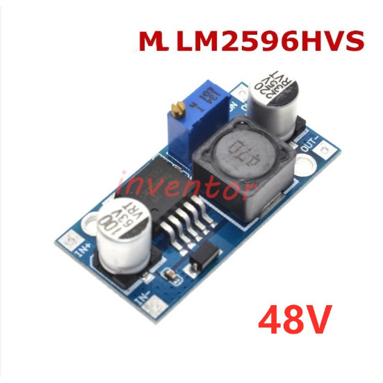 Dc-dc Electric Car Regulator Power Supply Module 3A LM2596HVS-ADJ LM2596HV 4.5-50V To 48v ...