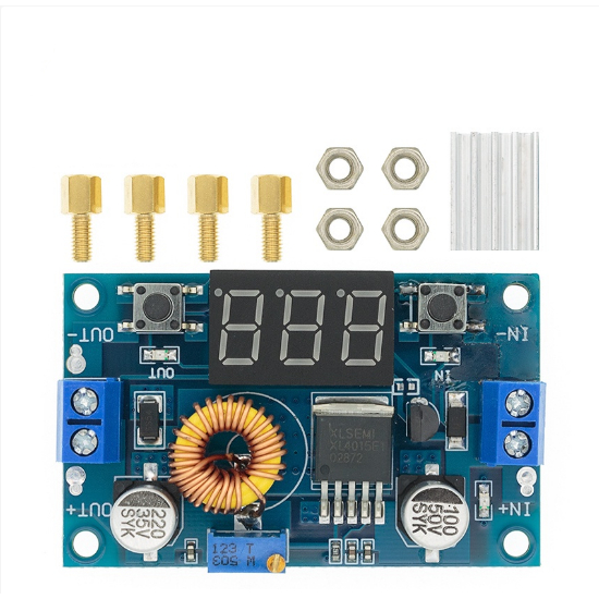 XL4015 High power 5A 75W DC-DC Adjustable Step-down Charger Module Step ...