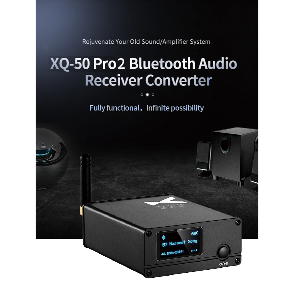xDuoo XQ50 pro2 Bluetooth Audio Receiver Converter QCC5125 Buletooth 5. ...