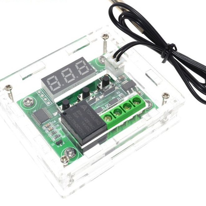 W1209 DC 12V LED Digital Thermostat Temperature Control Thermometer Thermo Controller Switch ...