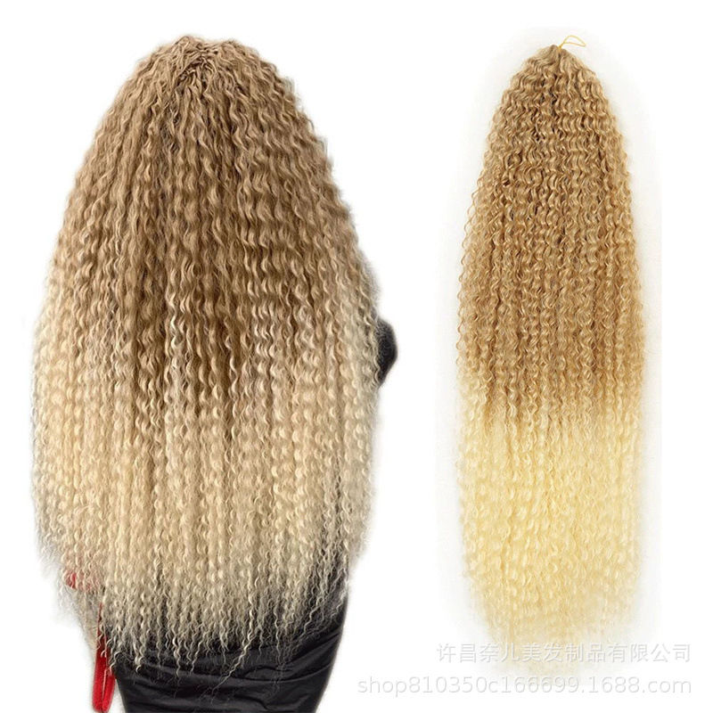 28 inch Super Long Ombre Crochet Braiding Hair Extensions Marly Hair ...