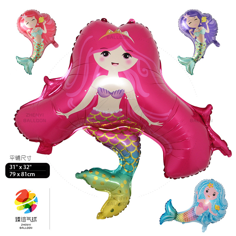 29 inch mermaid balloon wedding decoration balloon children birthday ...