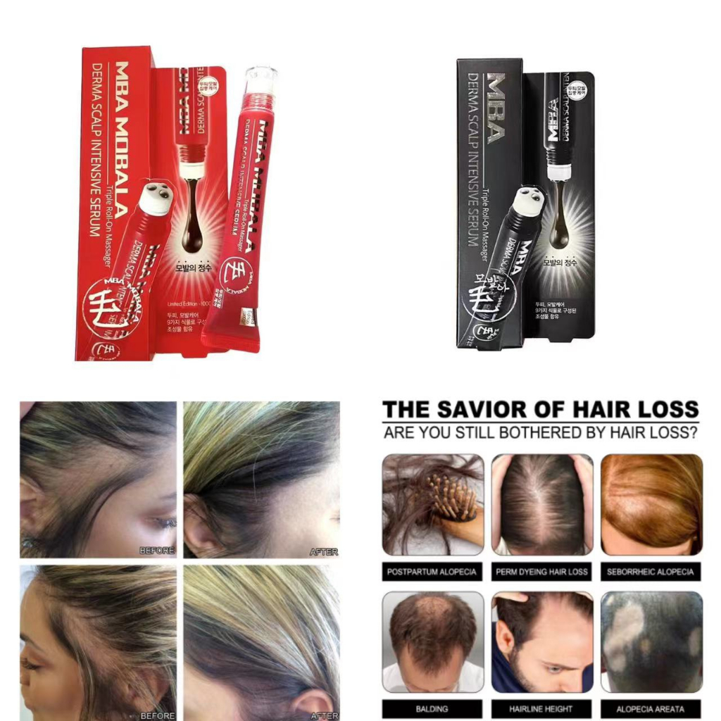 20ml MBA Hair Care Derma Scalp Intensive Ampoule Hair Liquid Ball ...