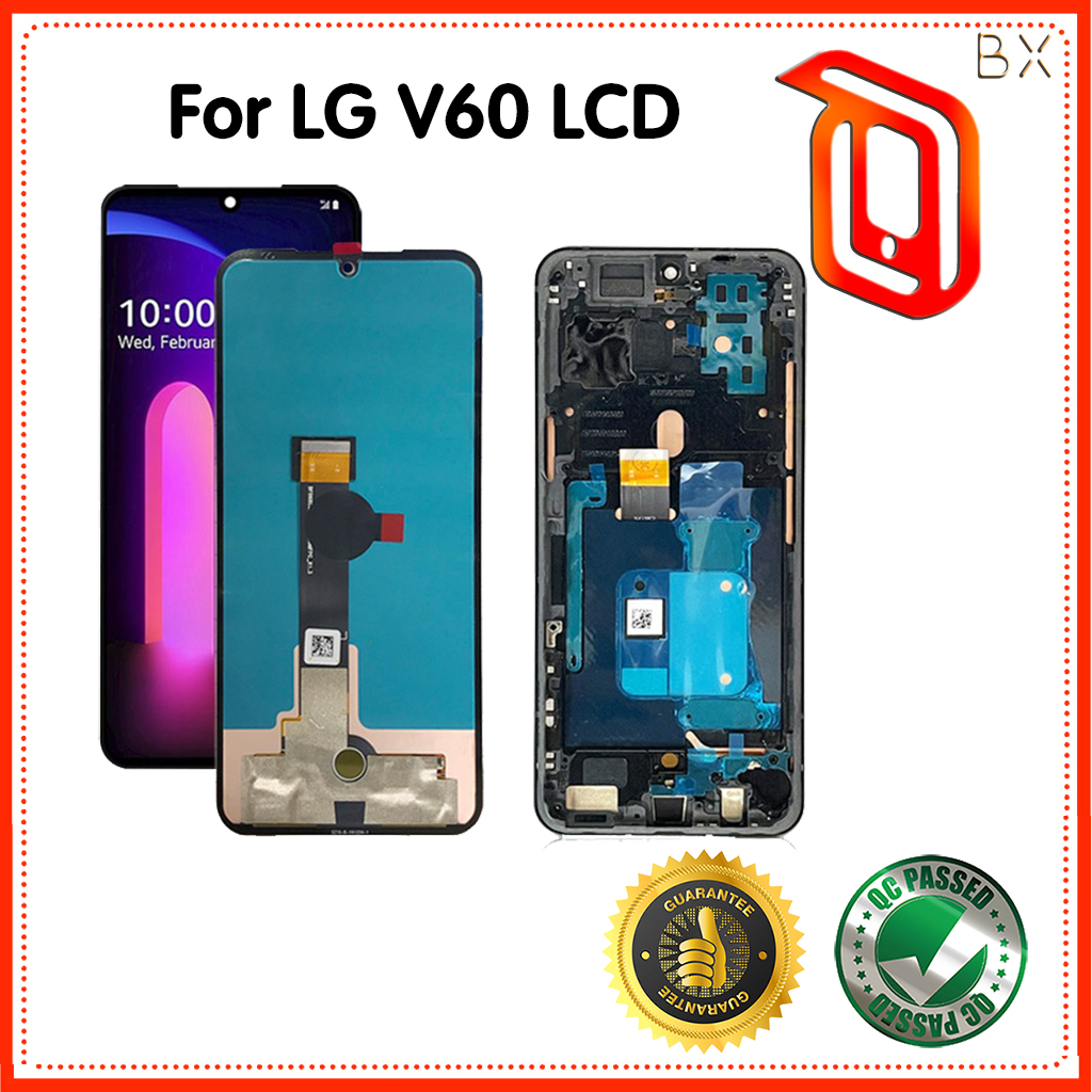 For LG V60 LCD Display Touch Screen Digitizer Assembly For LG V60 ThinQ ...