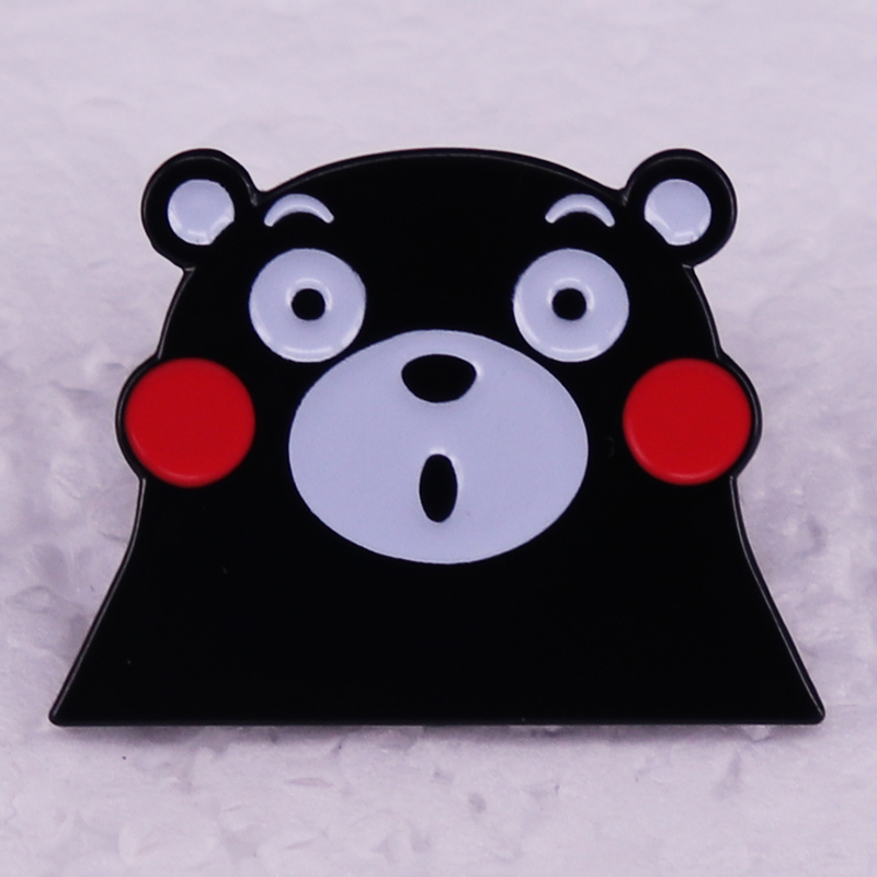 Kumamon Japan Mascot kawaii bear badge cartoon character enamel pin ...