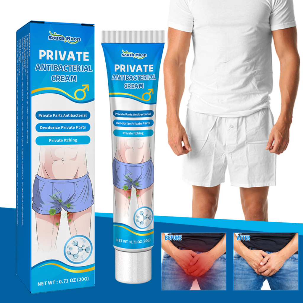 Private Antibacterial Cream 20g for Men Balanitis Repair Itching Relief ...