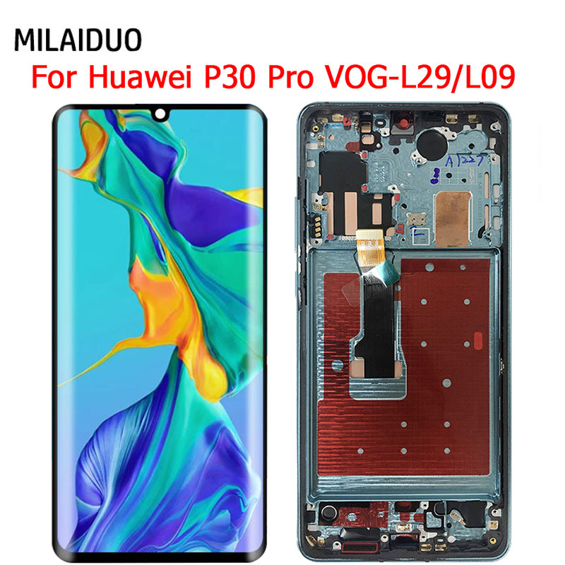 Original Display For Huawei P30 Pro VOG-L09 L04 L29 TL00 LCD Display ...