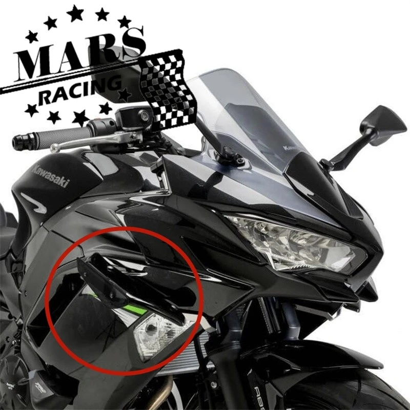 Motorcycle Accessories Front Spoiler Winglet Aerodynamic Wing Kit ...