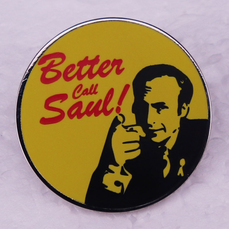 Better Call Saul Hot TV Series enamel pin Breaking Bad Sign badge ...