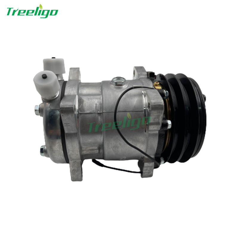 132mm 12V Auto AC Compressor 5H14 Universal Auto Air Conditioning ...