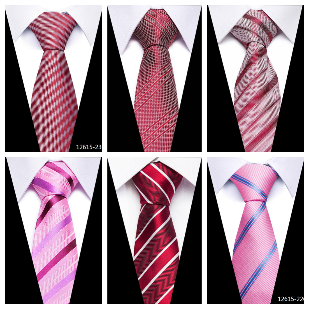 Men's Tie Business Formal Wear Black Necktie For Men Wedding 8CM Ready ...