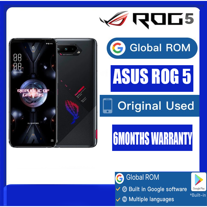 [95-98New] Global ROM ASUS ROG Phone 5 5G Smartphone Snapdragon 888 6. ...