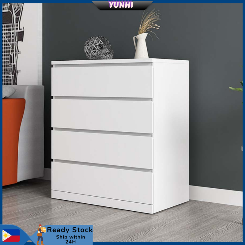 【yunh1】4 Layer Chest Drawer Cabinet Nordic Aesthetic Bedside Closet ...