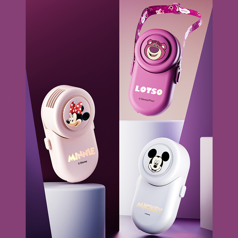 Disney BP635 Mickey Minnie Halterneck USB Mobile Fan Strawberry Bear ...