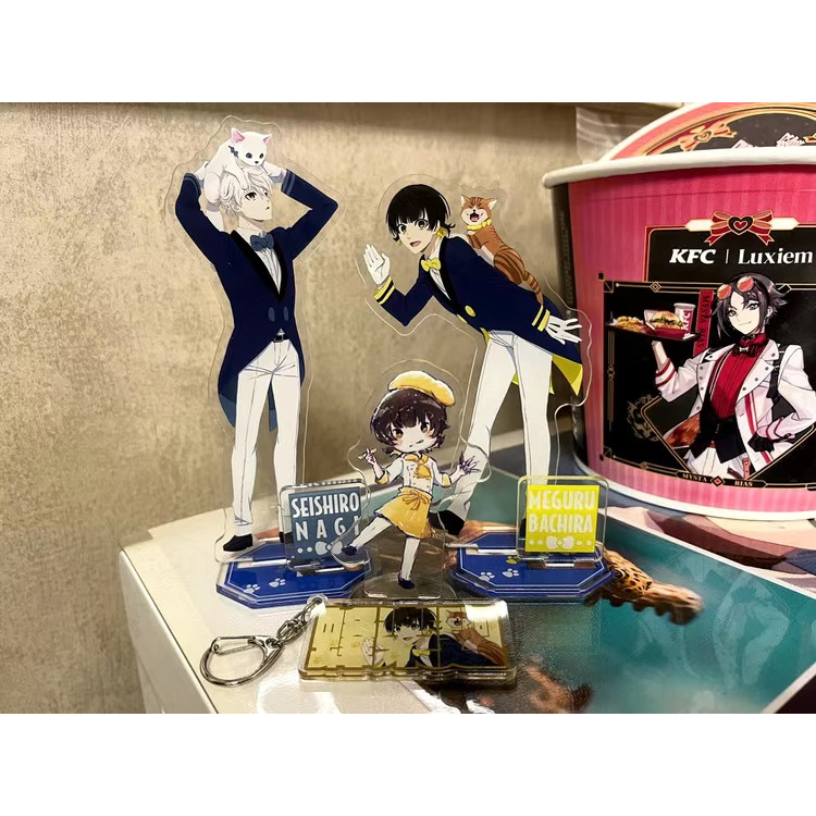 BlueLock Standing Brand Keychain Key Ring Jie Shiyi Bee Happy Huito Shi ...