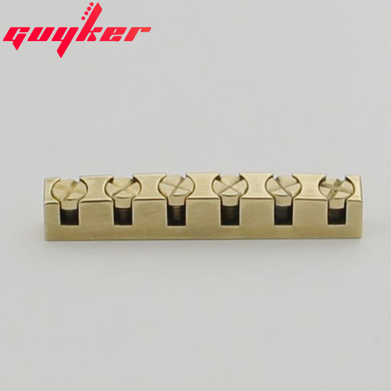 Guyker 43mm Guitar Nut Height Adjustable Bell Brass Nuts Replacement ...